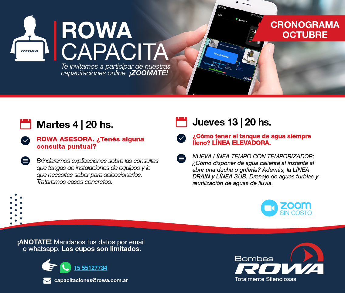 Rowa - ROWACAPACITA OCTUBRE